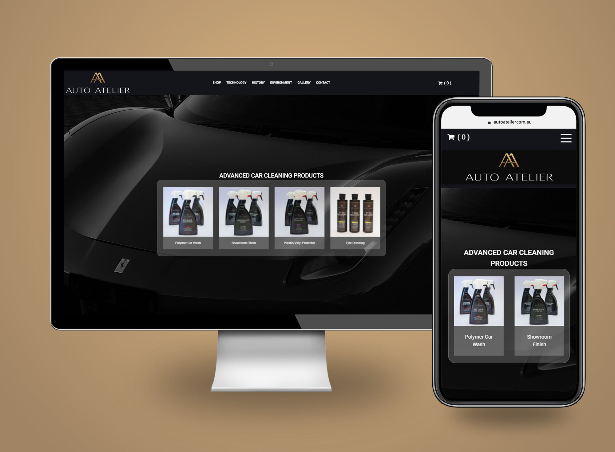 Auto Atelier | Advanced Water less Car Cleaning Products